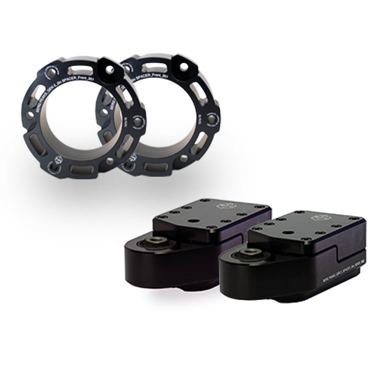 Berg Peaks Cayenne Gen 2 & Touareg T2 2” Steel Spring Suspension Lift ...