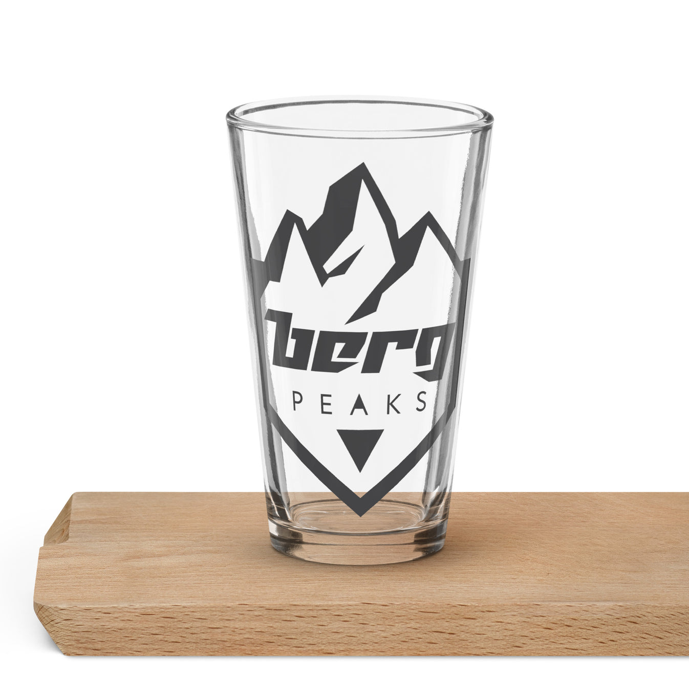 Shaker pint glass – Berg Peaks Off-Road